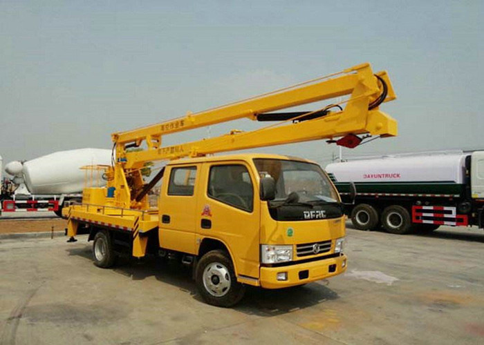 Dongfeng 16m Aerial Platform Truck , Vehicle Mounted Work Platforms CCC ...